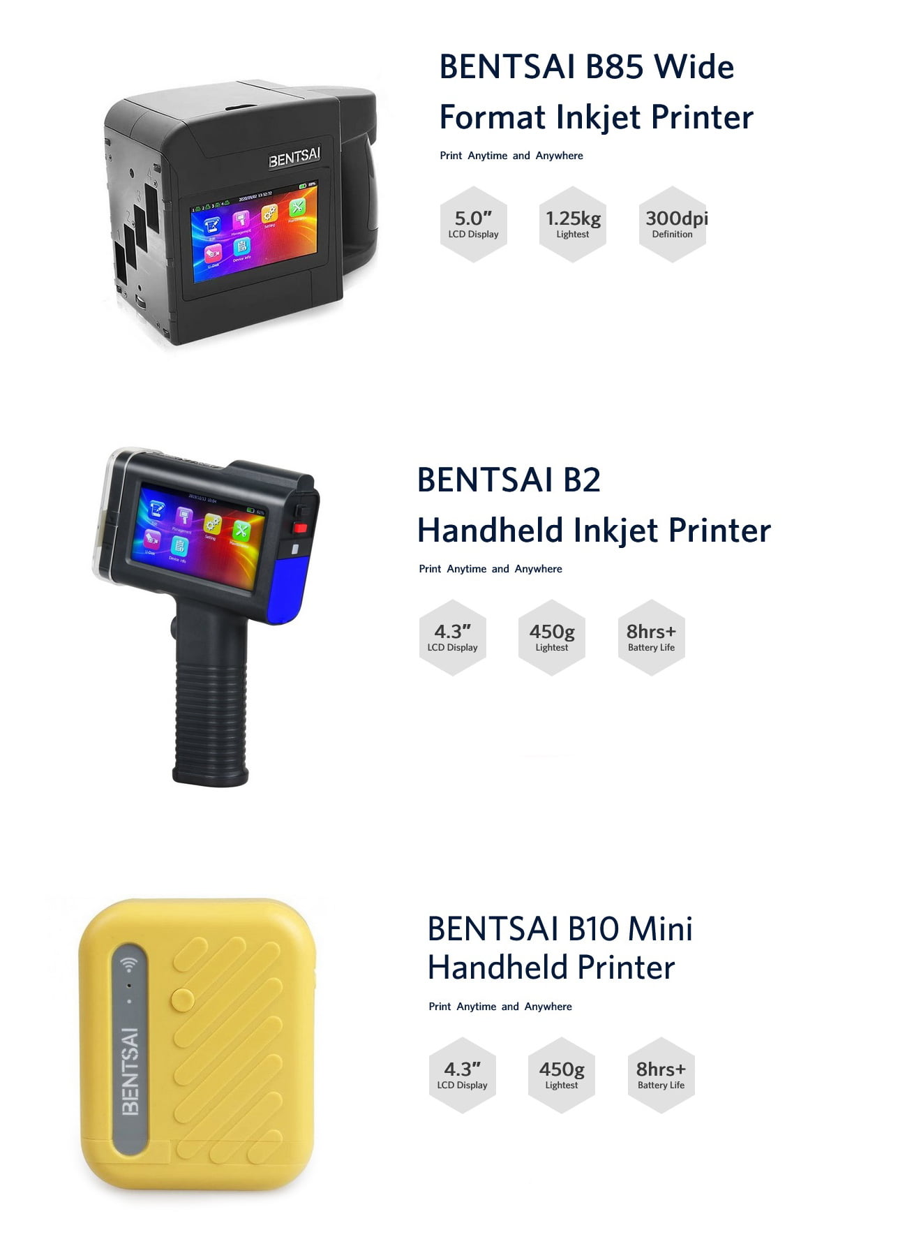 Handheld Inkjet Printers | Aquarius Media