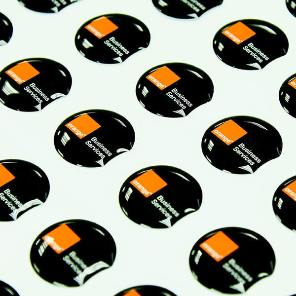 Domed and Vinlys Stickers Printing | Aquarius Media